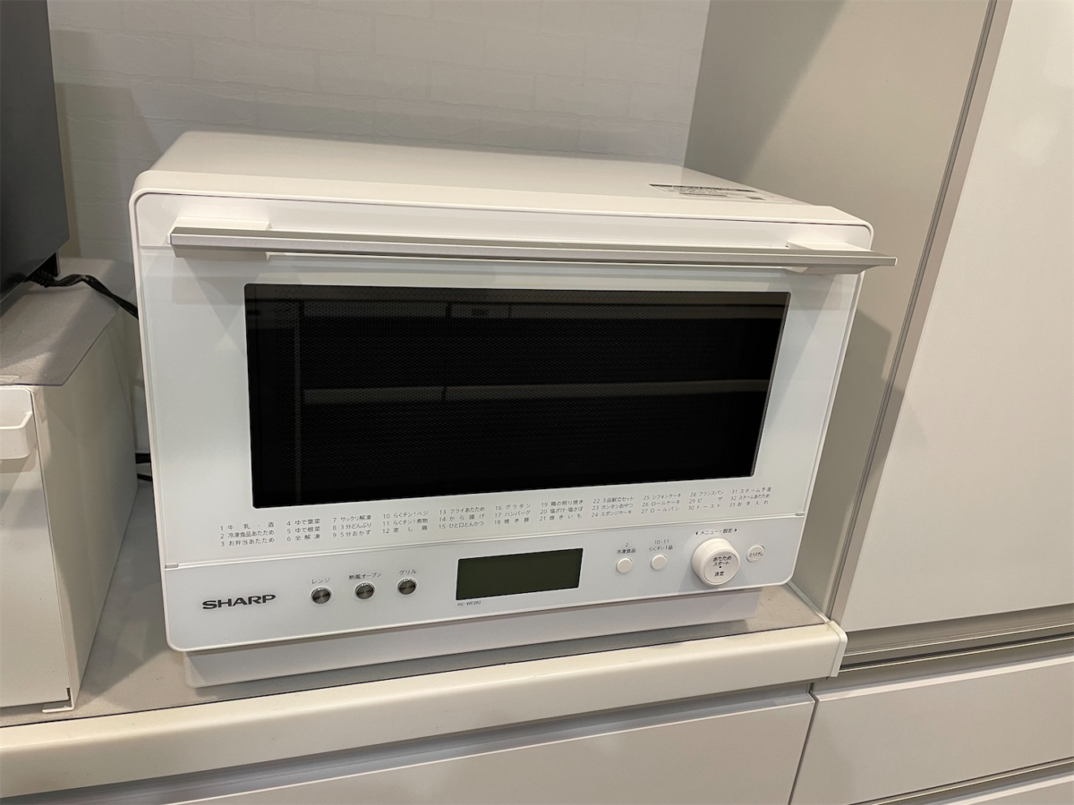SHARPの加熱水蒸気オーブンレンジ【PLAINLY】RE-WF262のリアルな口コミ/評判